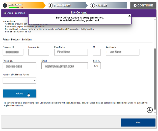 Life eApp Wiki - e-App Process